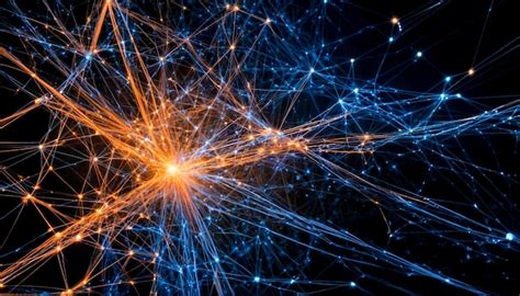 Premium Photo Abstract Digital Network With Connecting Dots And Lines