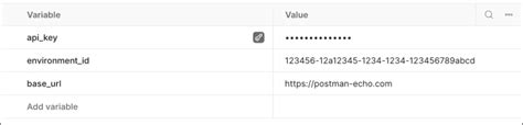 Edit And Set Environment Variables In Postman Postman Docs