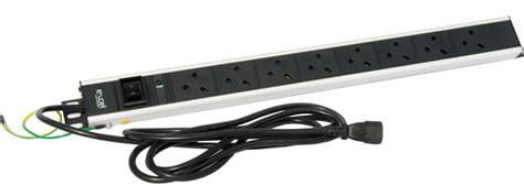 Buy Excel 6 X Uk Socket Horizontal Pdu C14 Plug Comms Express
