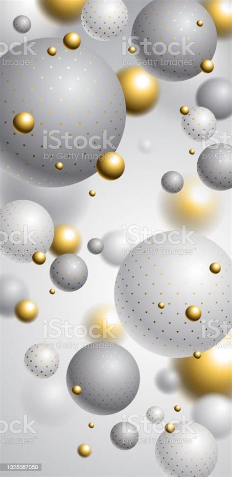 사실적인 점선 벡터 일러스트 스마트폰 배경 점과 필드 효과의 깊이가있는 아름다운 공을 가진 휴대 전화의 추상적 배경 3d 글로브 디자인 컨셉 아트 가벼운에 대한 스톡 벡터