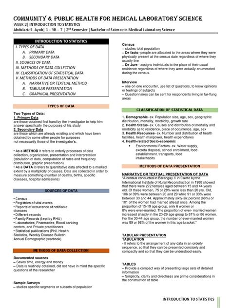 Week 2 Cphm Pdf Pdf Chart Census