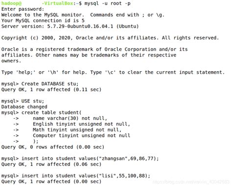 大数据MySQL数据库操作实例 根据上面的student表的信息 完成下列操作 在mysql中创建student表 并录入数据 CSDN博客