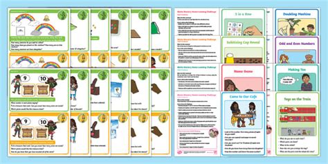 👉 Eyfs White Rose Maths Maths Challenges Building 9 And 10