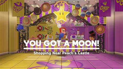 Mushroom Kingdom Power Moon 20 Shopping Near Peachs Castle Super
