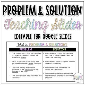 Problem And Solution Google Teaching Slides By Teaching And Uplifting