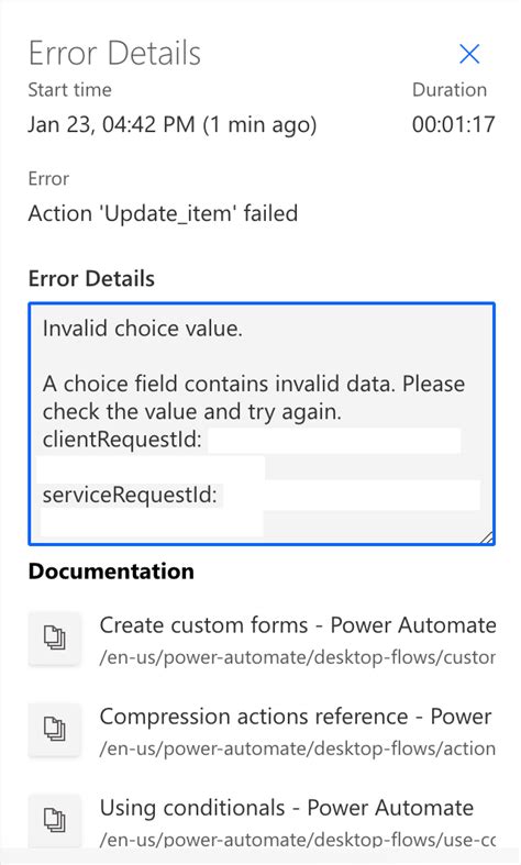 update item not working in power automate microsoft qanda