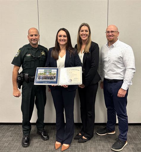 Manatee Congratulations To Mcso Crime Analyst Tia Art On Graduating