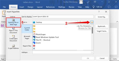 How To Add Hyperlinks In Microsoft Word
