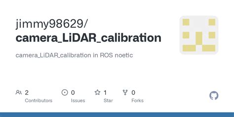 Github Jimmy Camera Lidar Calibration Camera Lidar Calibration In Ros Noetic