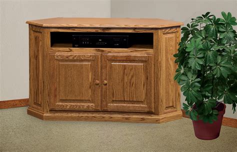 Solid Wood Corner Tv Stands Flat Screens At Thomas Wilk Blog