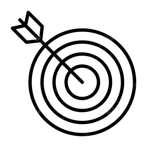 타겟 라인 아이콘 벡터 대상 아이콘 화살 황소의 눈 Png 일러스트 및 벡터 에 대한 무료 다운로드 Pngtree