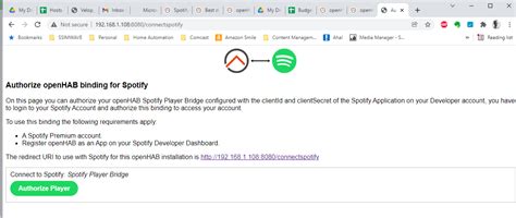 Spotify Connect Binding Page 13 Bindings Openhab Community