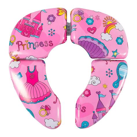 Assento Sanitário Infantil Fofinho Dobrável Princesa Astra Ref Tpi Fd Prin
