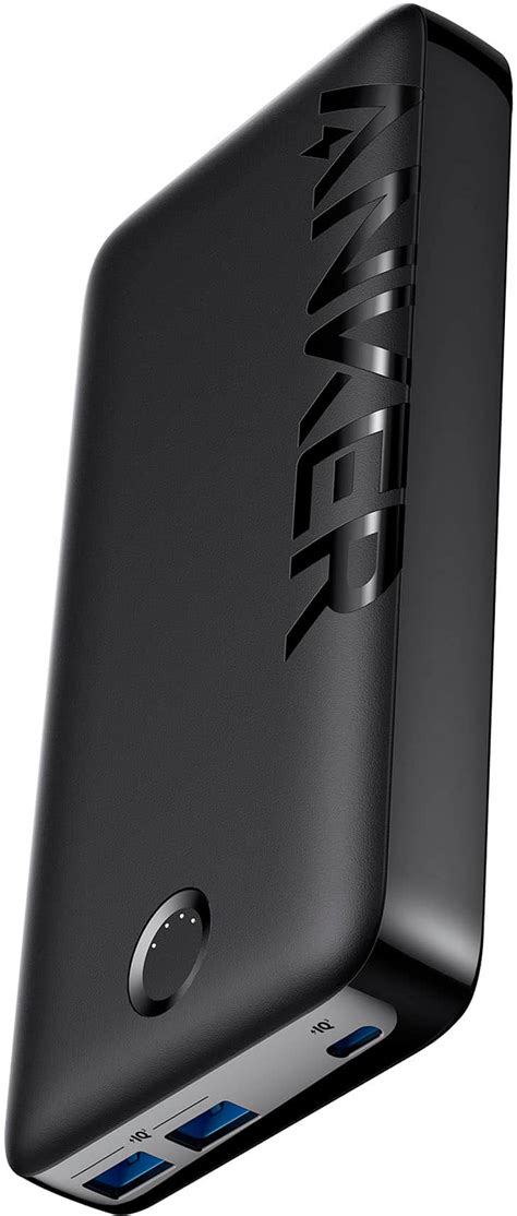 Anker Power Bank Mah W Port Black A H Best Buy