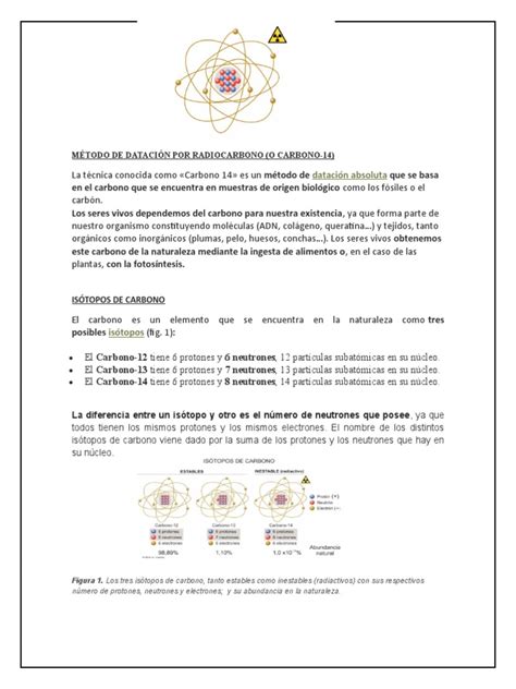 Método De Datación Por Radiocarbono Descargar Gratis Pdf Datación Por Radiocarbono Isótopo