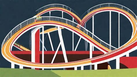 Premium Ai Image Thrilling Roller Coaster Ride