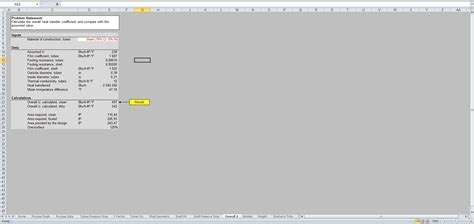 Heat Exchangers Excel Workbook Eloquens