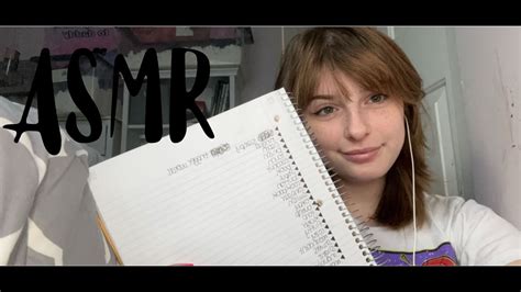 Asmr Trigger Words Youtube