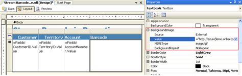Streaming Barcode Images Into Sql Server Reporting Service Ssrs