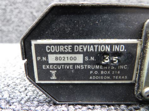 802100 Executive Course Deviation Indicator Gauge