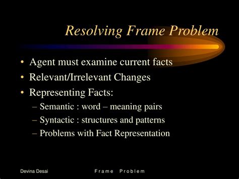 PPT What Is A Frame Problem PowerPoint Presentation Free Download ID 4121729