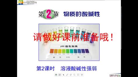 浙教版科学九上1 2 物质的酸碱性第二课时浙江省锦绣江山外国语学校 刘慧 哔哩哔哩
