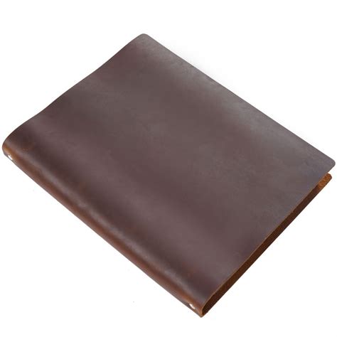 Genuine Leather Notebook A4 Loose Spiral Notebook Retro Handmade First Layer Cowhide 4 Ring