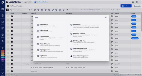 Custom Module Creation Logicmonitor