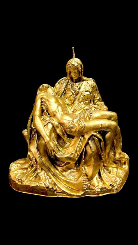 La PietÀ Di Michelangelo Oro La Candela Store
