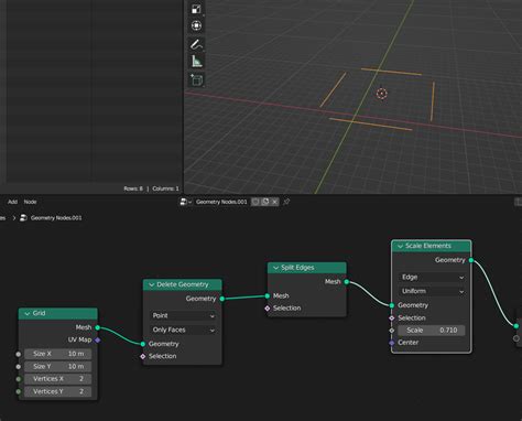 111732 Split Edges Node Not Working On Non Face Meshes Blender Blender Projects