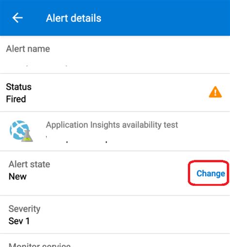azure you can now update your azure alerts status directly from the azure mobile application