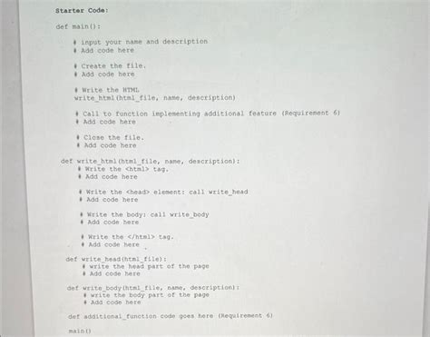 solved 11 personal web page generator write a program that