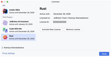 Rust Intellij Idea Documentation