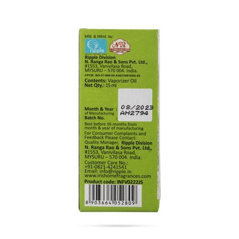 Jasmine Vaporizer Oil 15 Ml Iris Home Fragrance Oil Perfumed Oil F