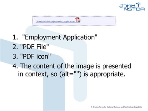Web Accessibility Coding Ppt