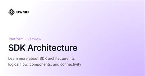 Sdk Architecture Ownid Documentation Sdk Architecture Ownid Documentation