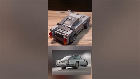Обзор лего самодельной модели Астон Мартин 1964 DB5 Джеймса Бонда - YouTube