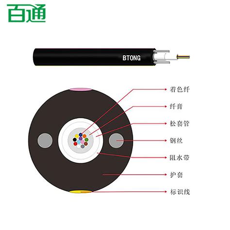 中心管式非凯装光缆GYXY 光纤线缆 广东百通线缆科技有限公司