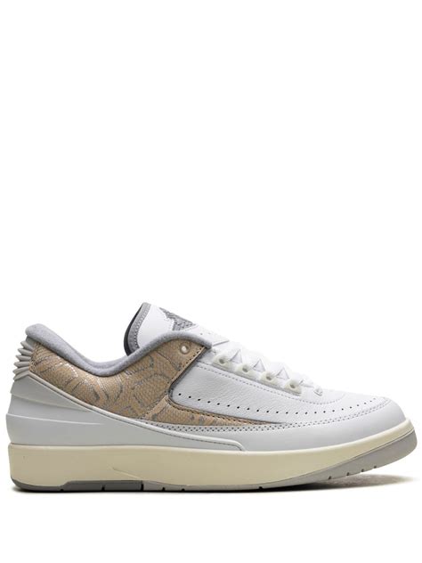 Jordan Air Jordan 2 Low Python Sneakers White Farfetch