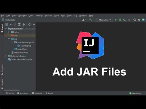Add JAR Files To IntelliJ IDEA 2021 YouTube