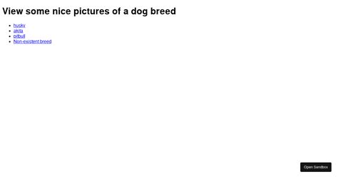 Centralized Api Error Handling Codesandbox