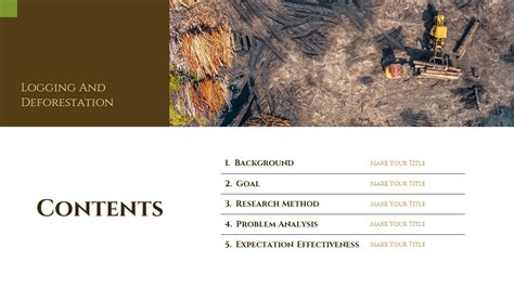 Logging And Deforestation Developing Powerpointlifestyletemplates