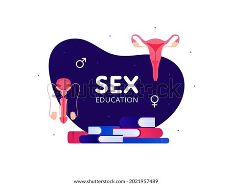 Sex Education Concept Vector Flat Illustration Stock Vector Royalty Free Shutterstock