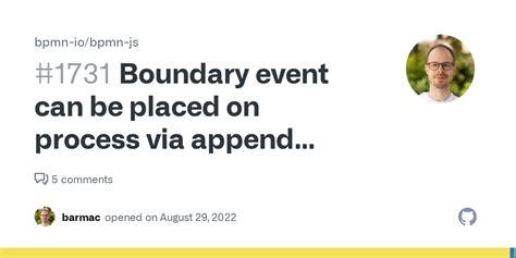 Boundary Event Can Be Placed On Process Via Append Anything Issue