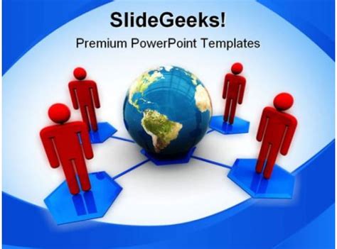 Networking01 Internet Powerpoint Template 0810 Powerpoint Slide