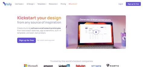 Visily Ai Text To Wireframe Tool Free Mockup Generator
