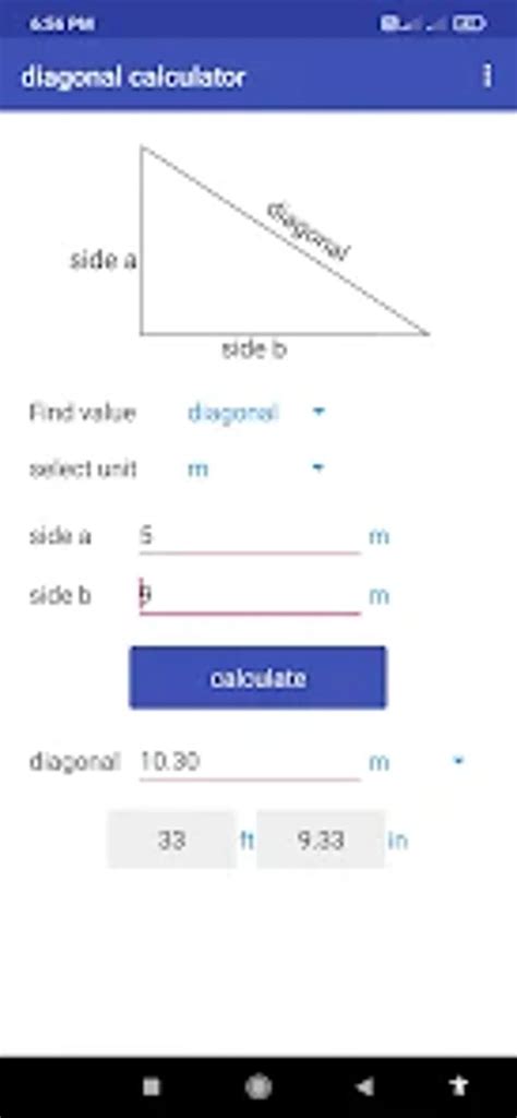 Diagonal Calculator For Android Download