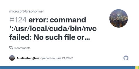 error command usr local cuda bin nvcc failed no such file or directory · issue 124
