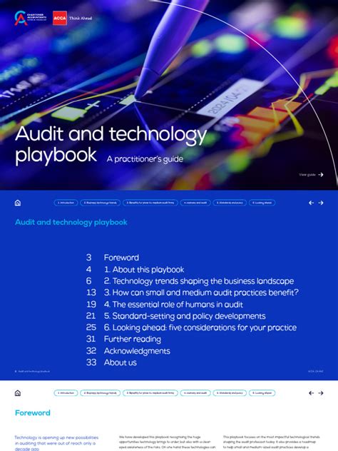 Acca Technology Audit Playbook Linkedin Pdf Audit Internet Of Things