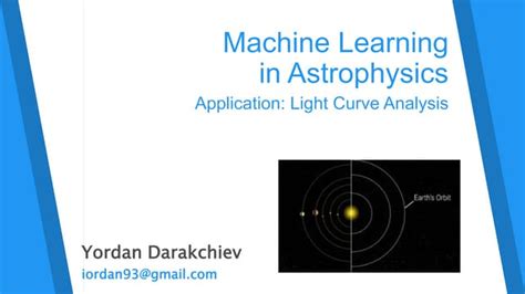 Machine Learning In Astrophysics Pptx